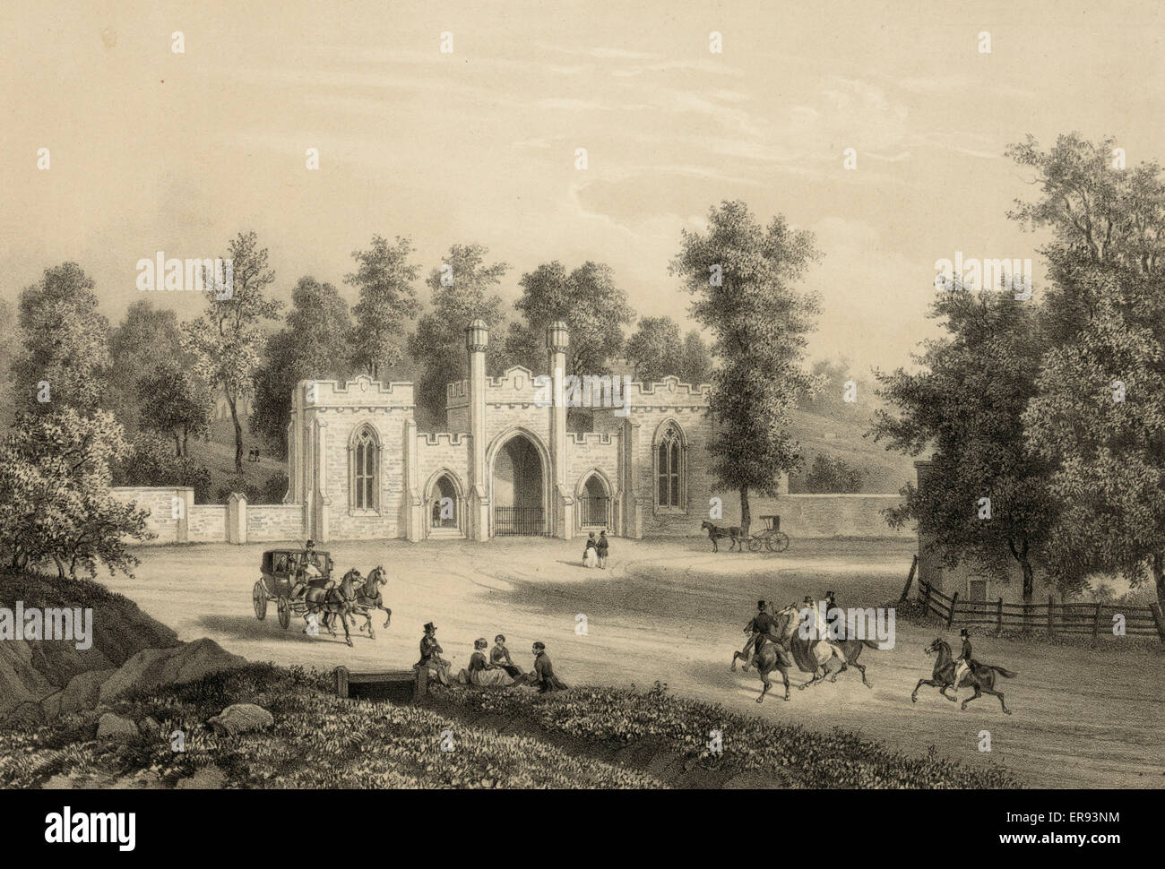 Baltimore. Green Mount Cemetery Stock Photo - Alamy