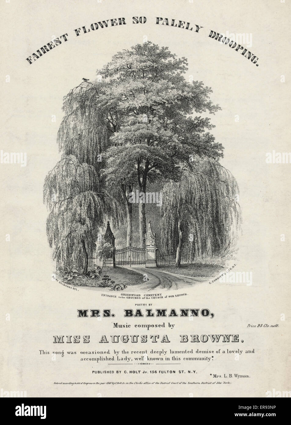 Fairest flower so palely drooping Stock Photo - Alamy