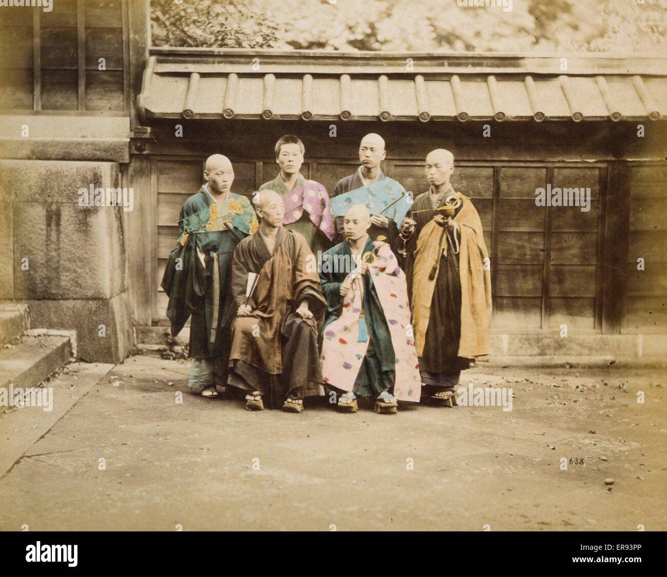 Four monks hi-res stock photography and images - Alamy