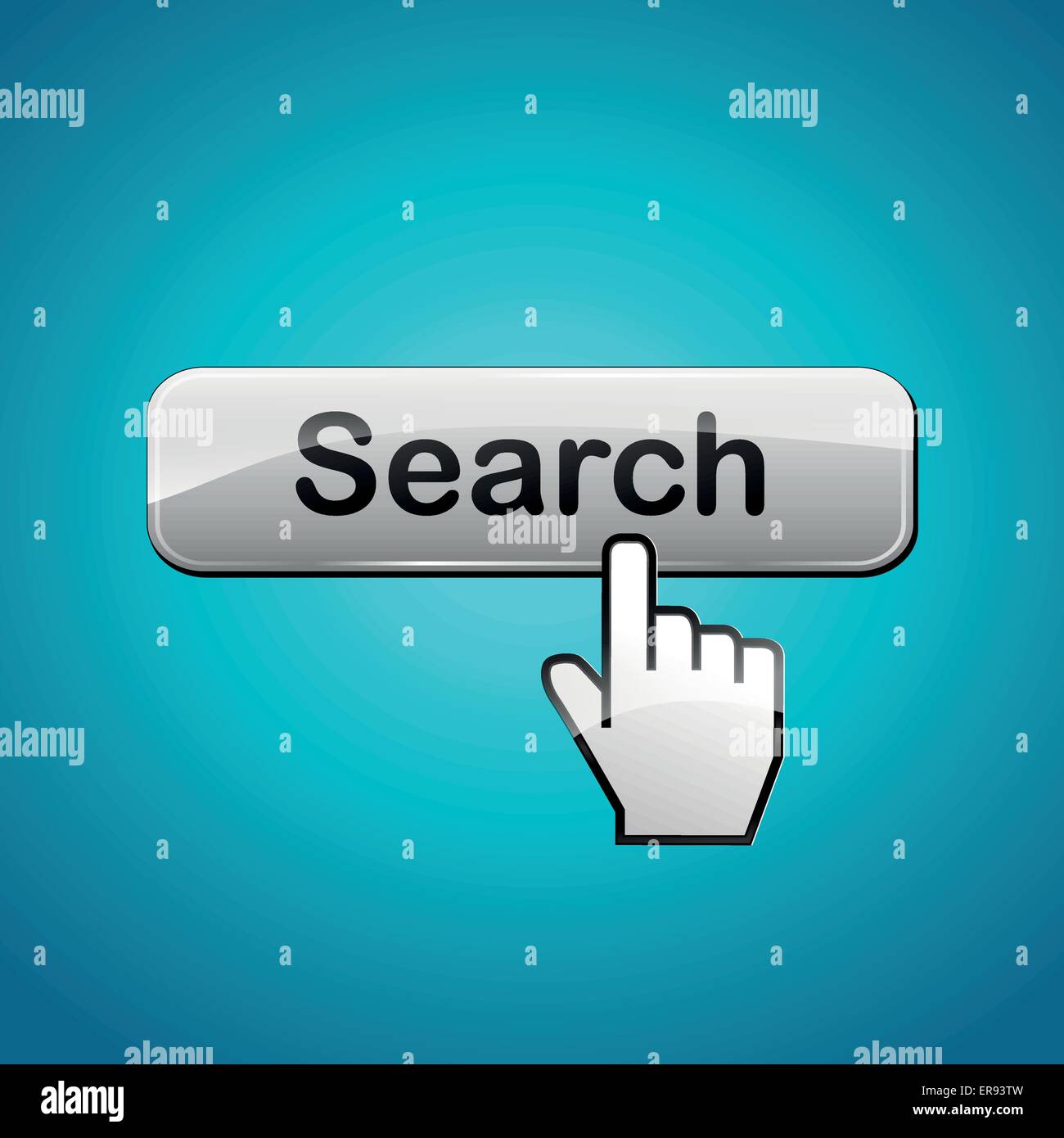 Vector illustration of search abstract concept background Stock Vector ...