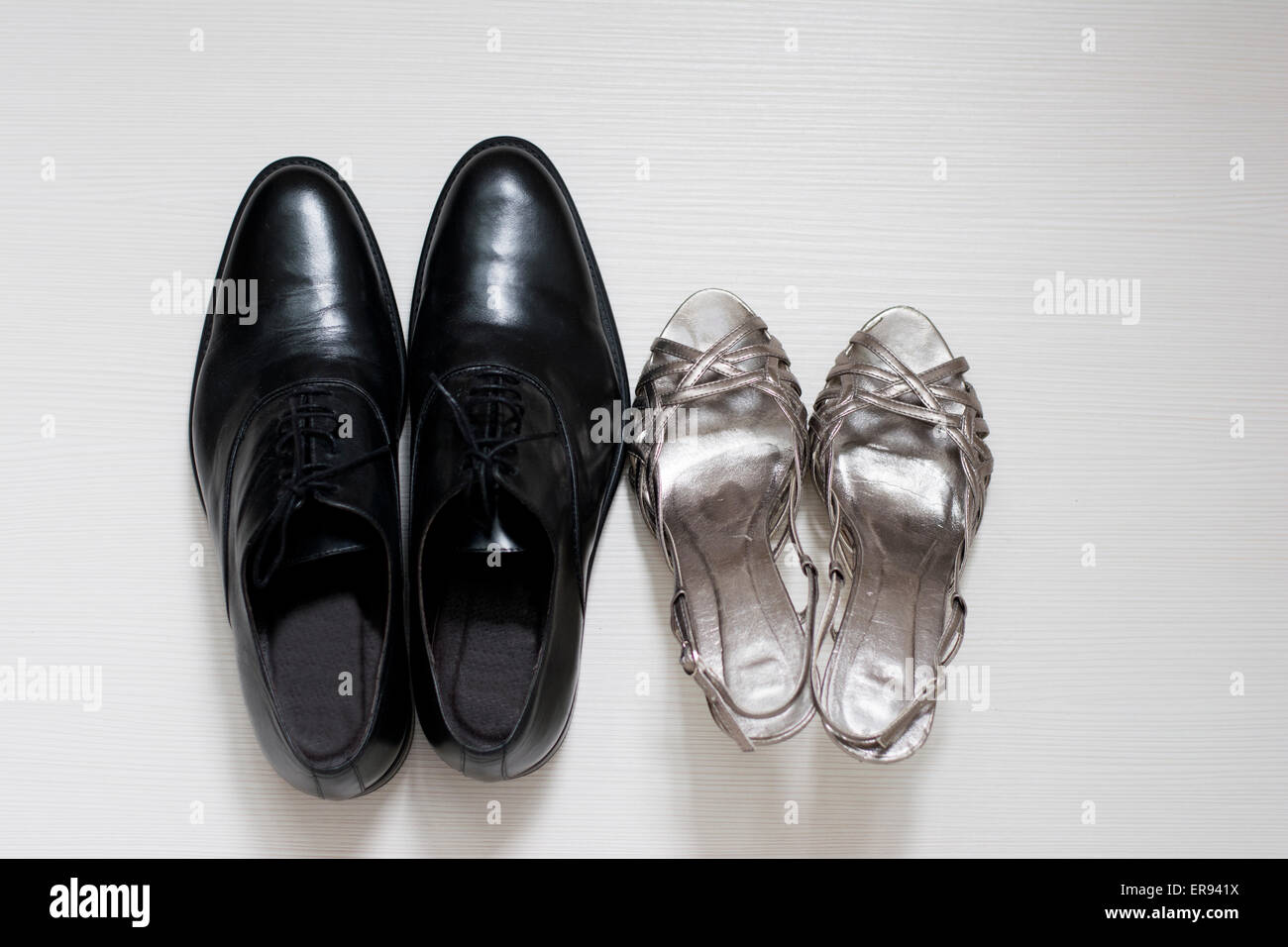 Woman shoes from above bride hi-res stock photography and images - Alamy
