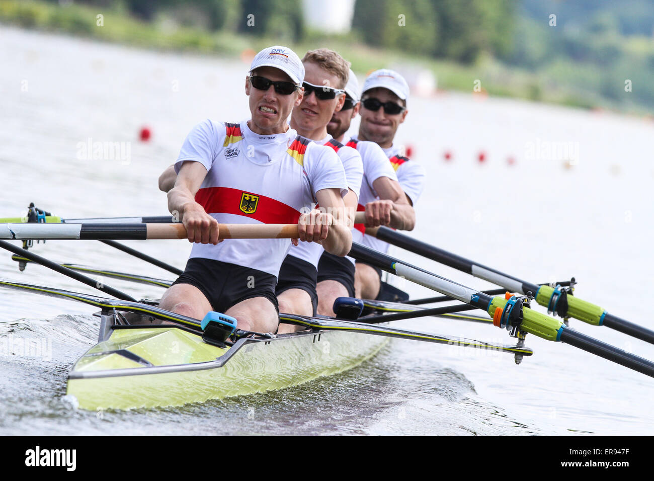 Poznan, Poland. 29th May, 2015. Malta Regatta course, European Rowing ...