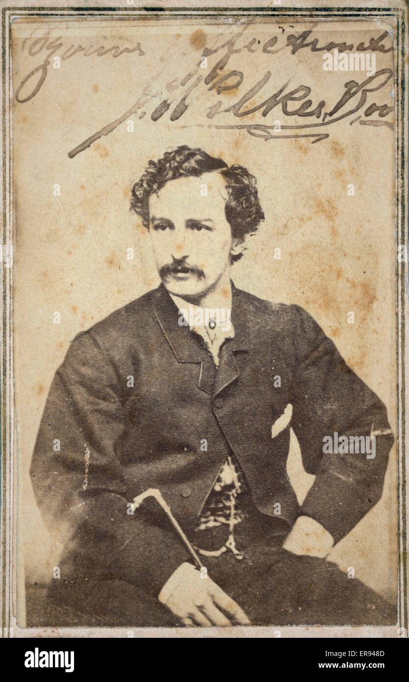 John wilkes booth hi-res stock photography and images - Alamy