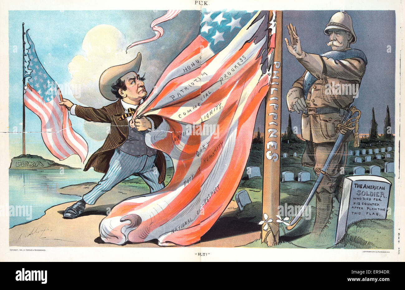 William jennings bryan cartoon hi-res stock photography and images - Alamy