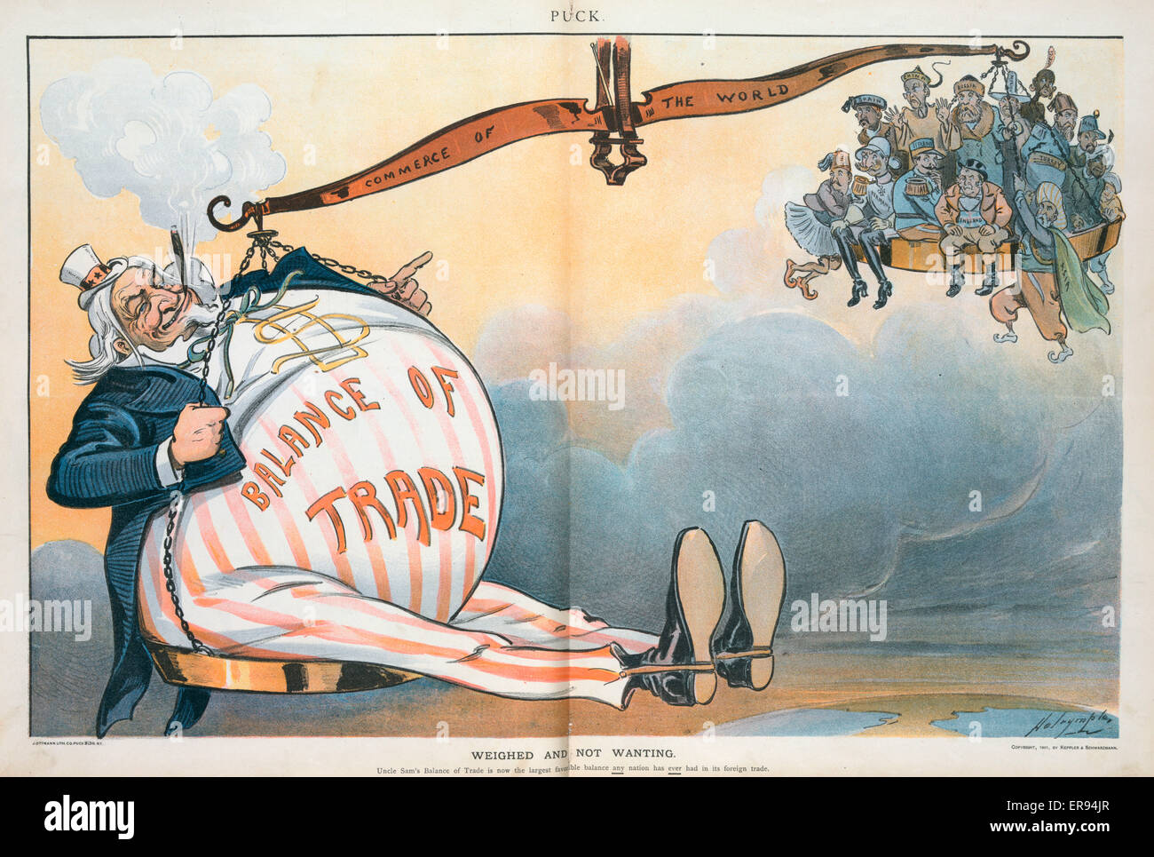 Cartoon uncle sam china hi-res stock photography and images - Alamy