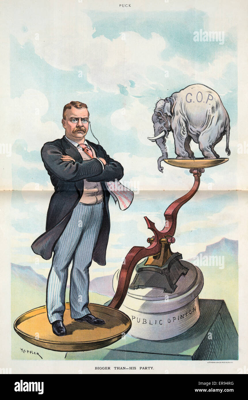 Theodore Roosevelt Cartoon Elephant Stock Photos & Theodore Roosevelt ...