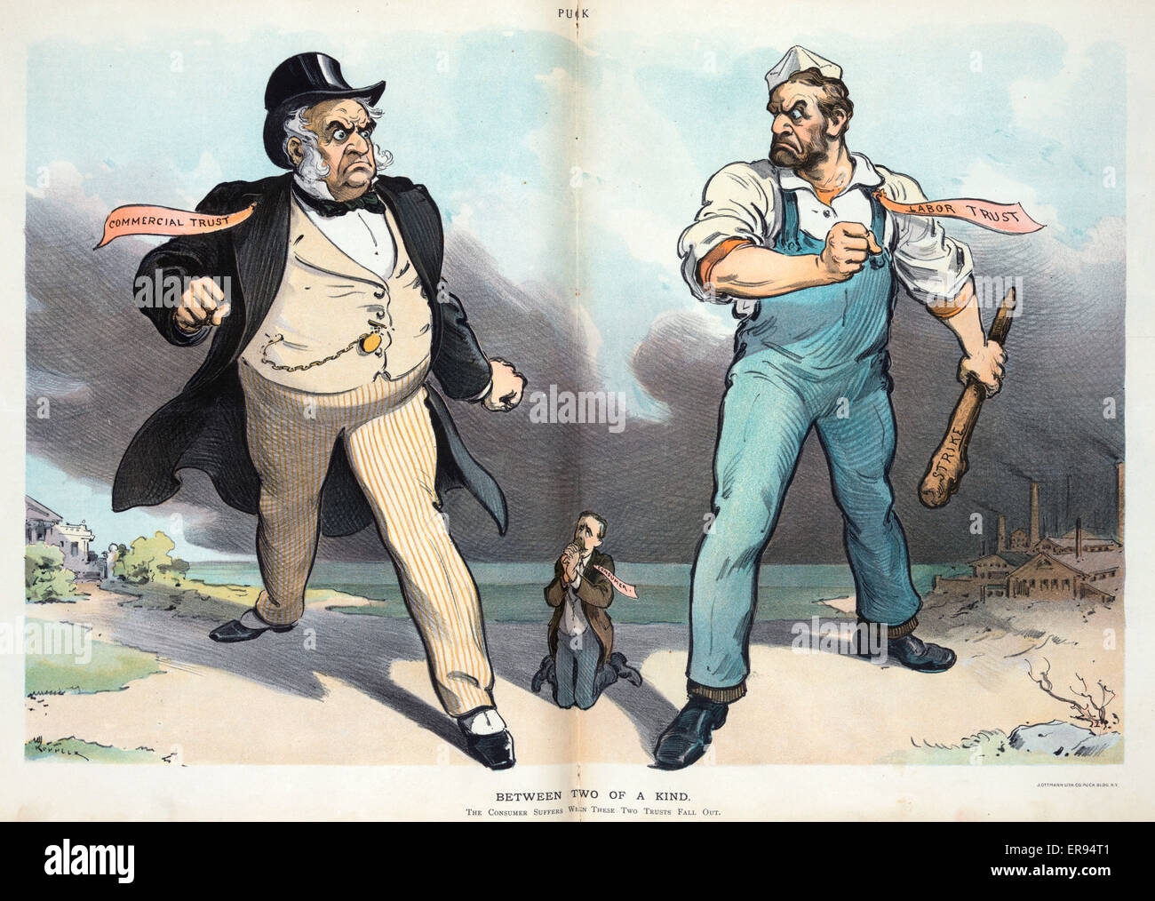 Between two of a kind Stock Photo - Alamy
