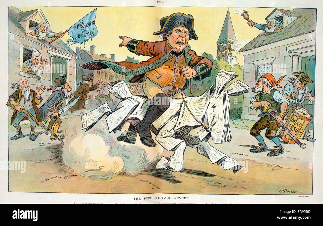 William Jennings Bryan Cartoon High Resolution Stock Photography and ...