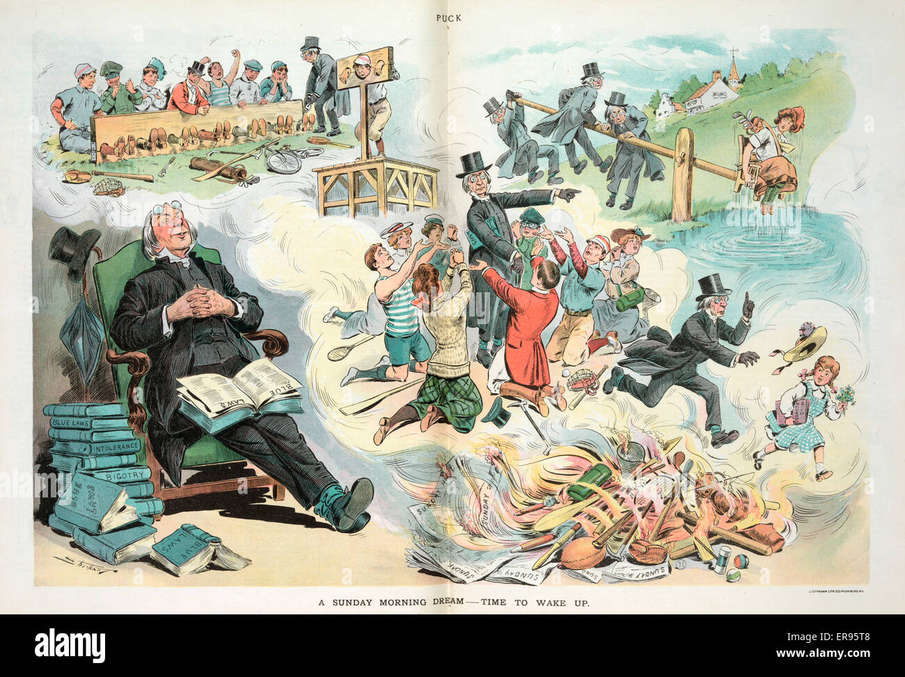 A Sunday morning dream - time to wake up Stock Photo - Alamy