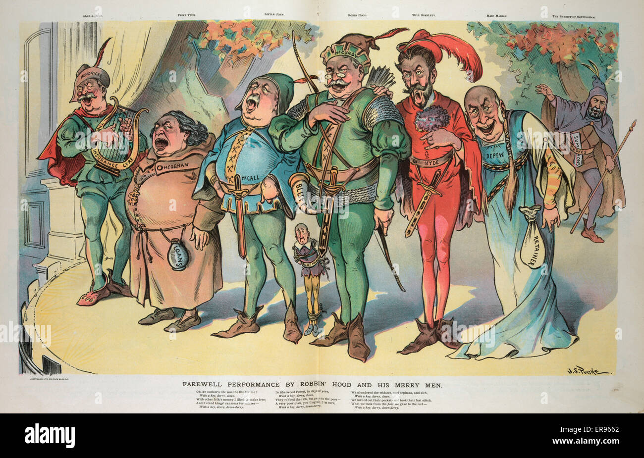 Farewell performance by Robbin' Hood and his merry men Stock Photo - Alamy