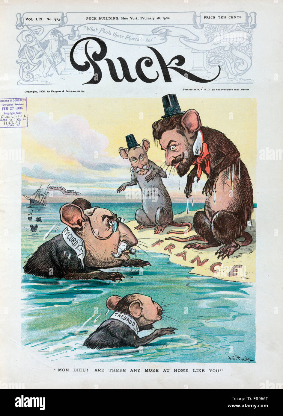 Judge magazine cartoon hi-res stock photography and images - Alamy