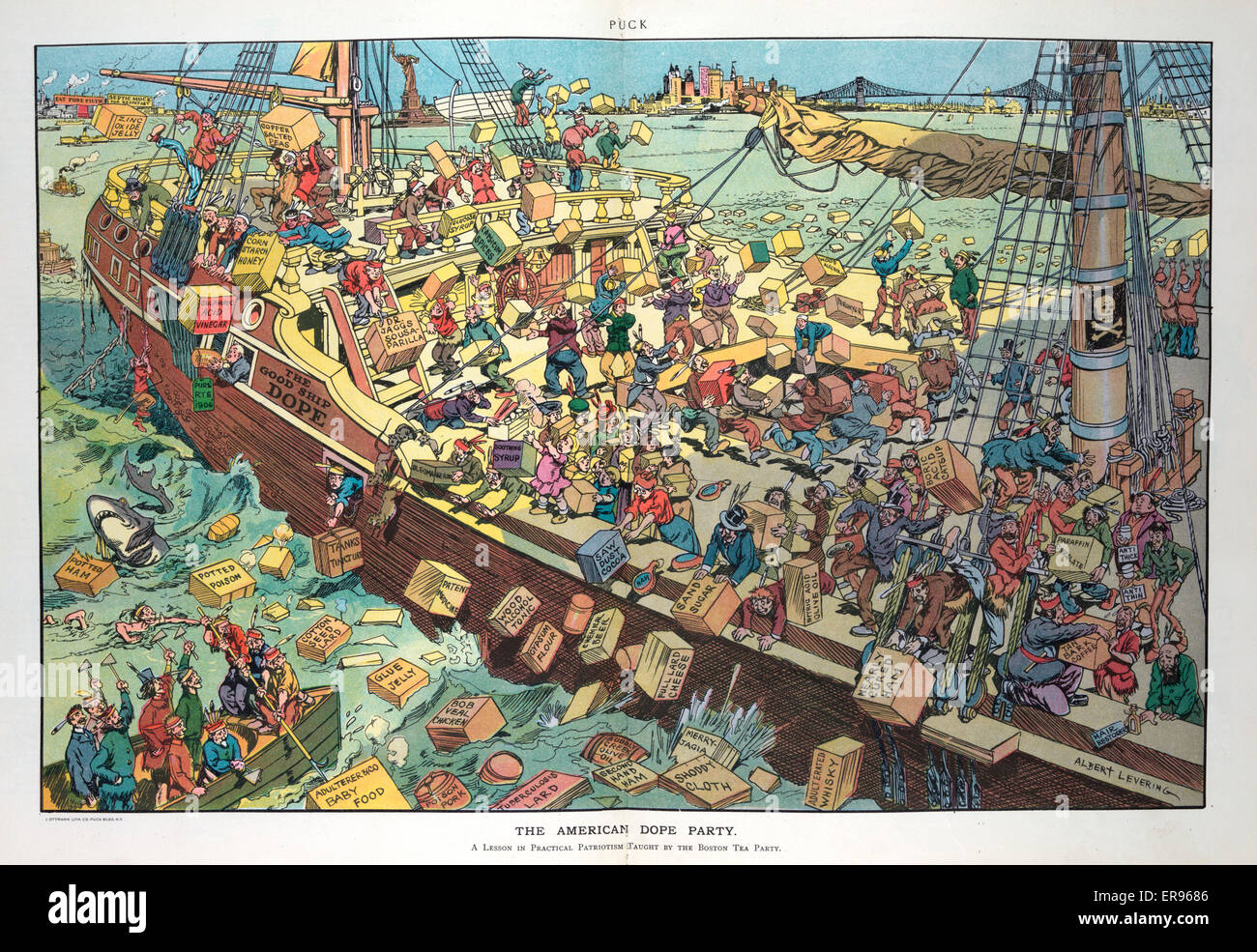 The American dope party Stock Photo - Alamy