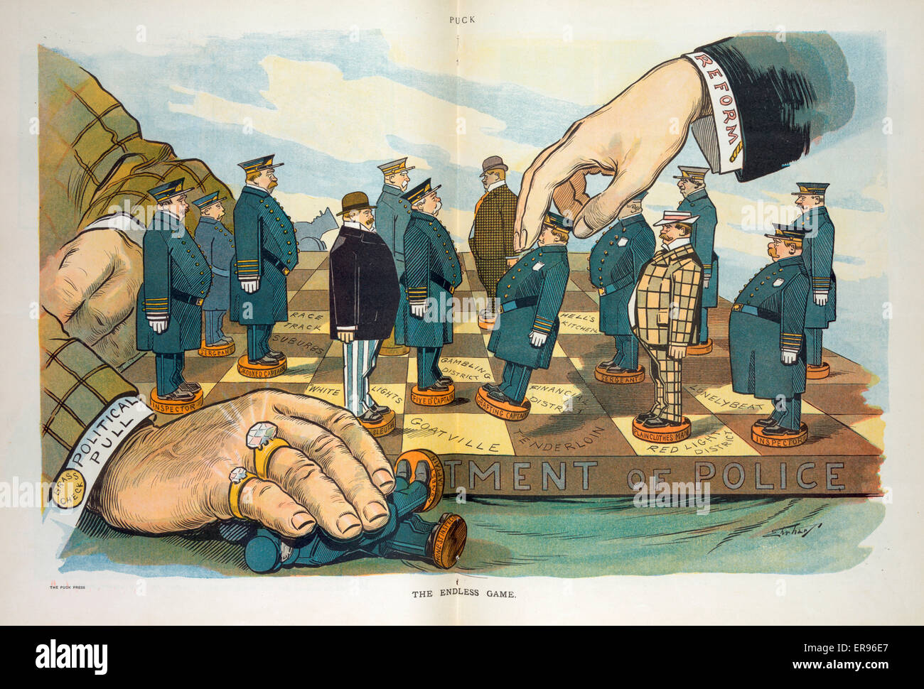 Political race cartoon hi-res stock photography and images - Alamy