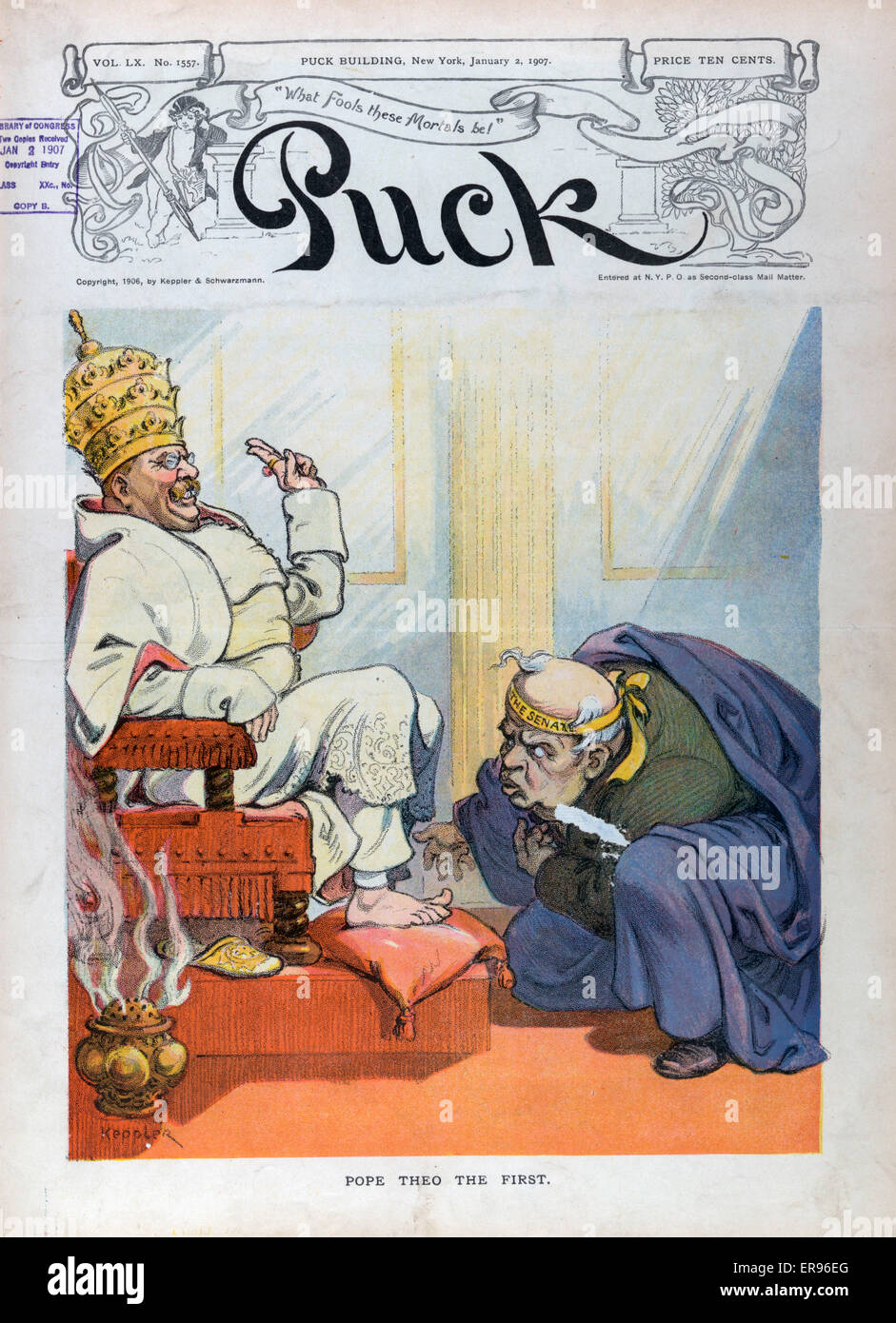 Pope Theo the first Stock Photo - Alamy