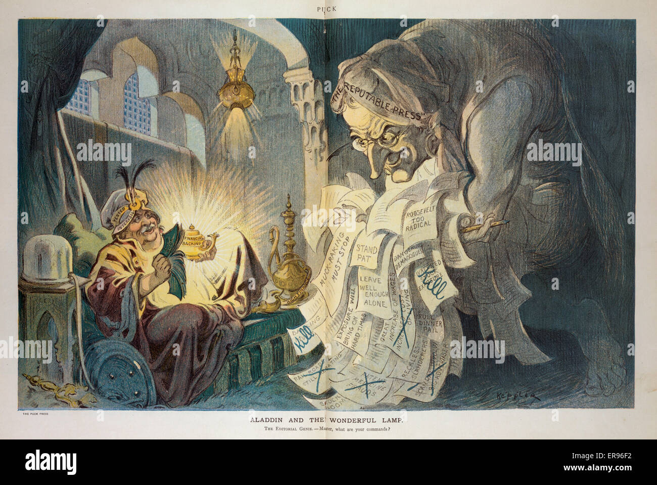 Aladdin and the wonderful lamp Stock Photo - Alamy