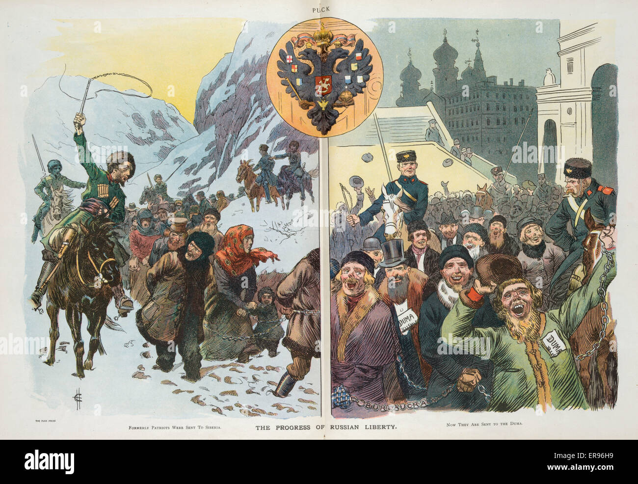 Russian political cartoon hi-res stock photography and images - Alamy