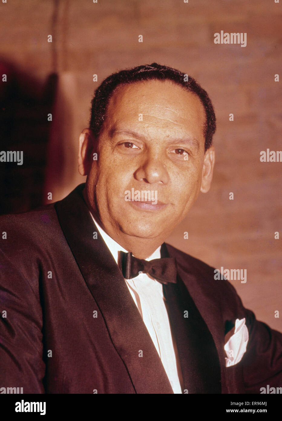 EDMUNDO ROS (1910-2011) Trinidadian band leader about 1968 Stock Photo ...