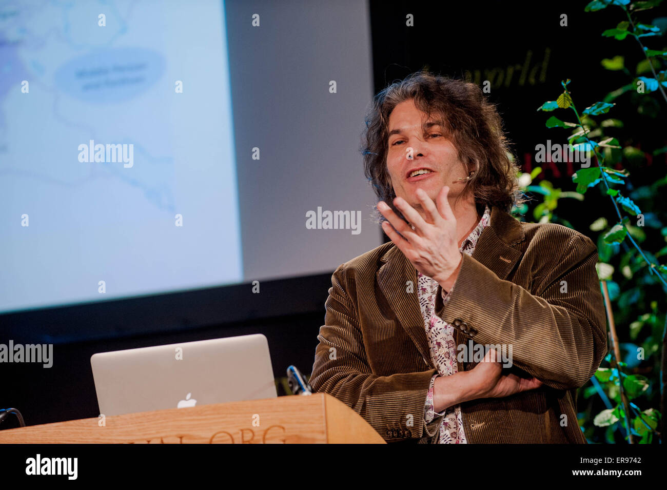 Hay on Wye, UK. Friday 29 May 2015 Pictured: James Clackson RE: The Hay ...