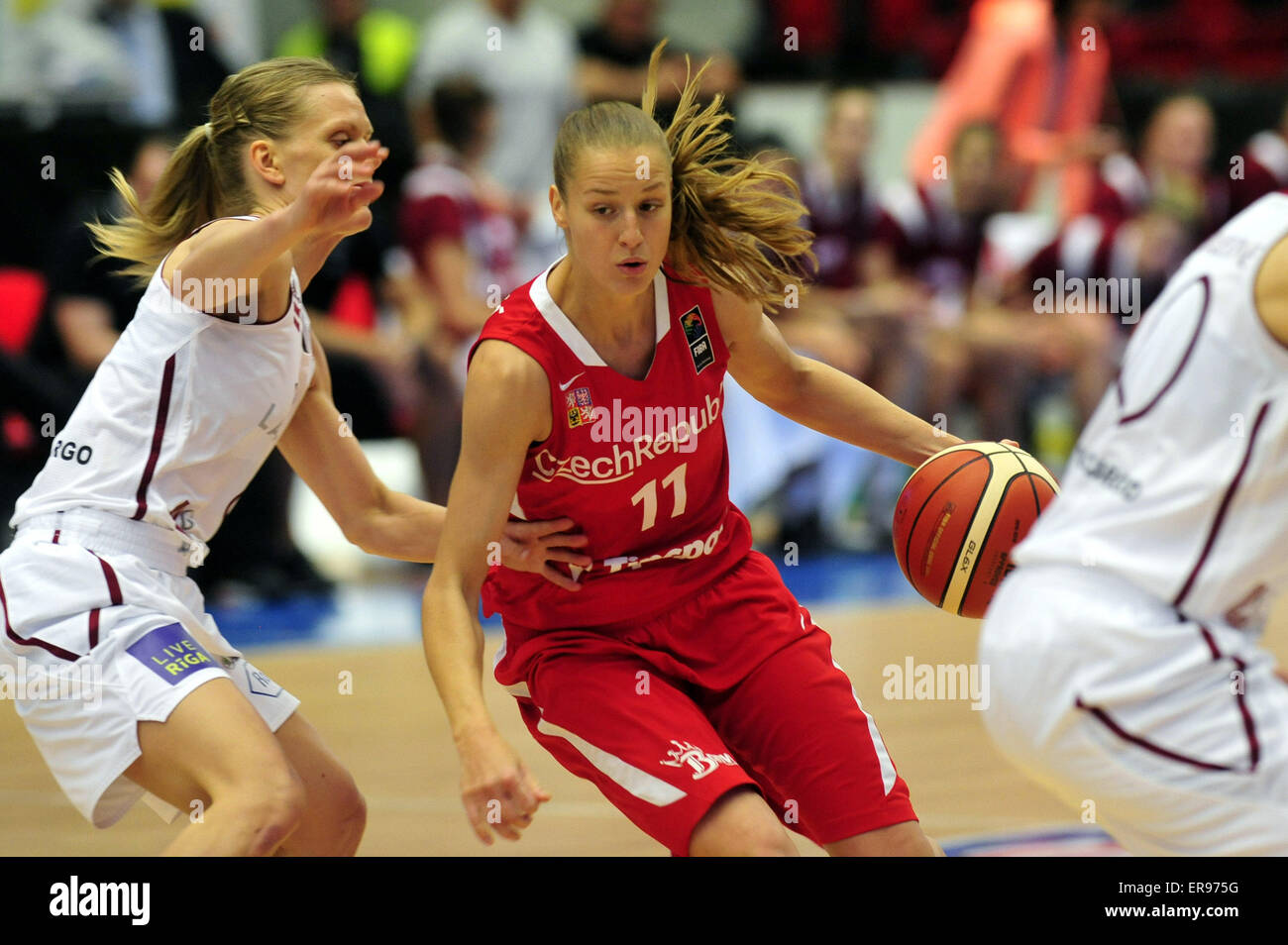 Karlovy Vary, Czech Republic. 29th May, 2015. From left Latvian Gunta ...