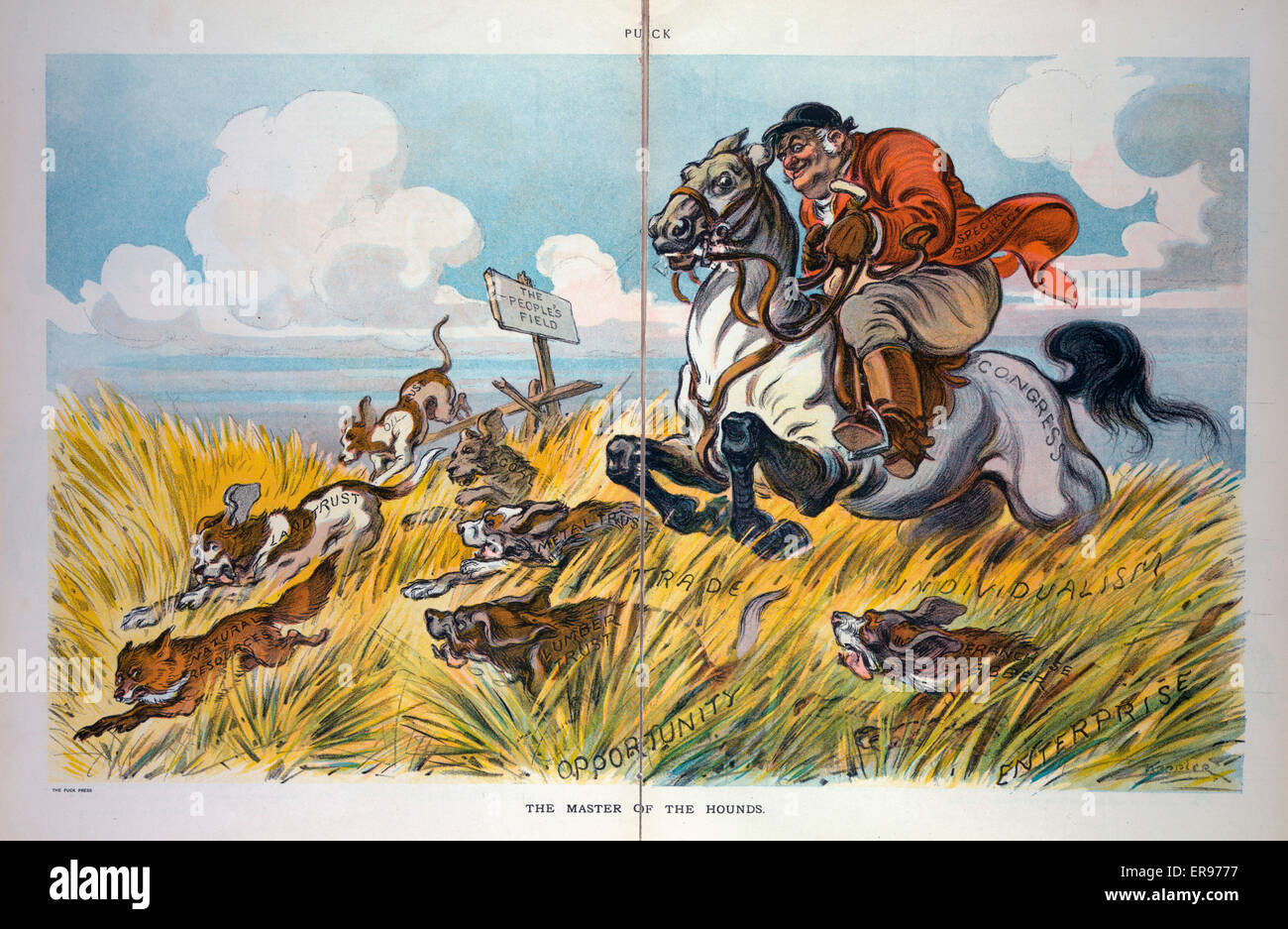 The master of the hounds Stock Photo - Alamy
