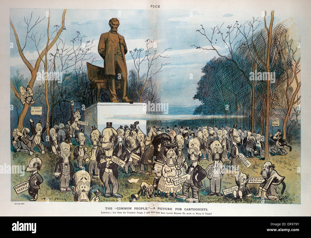 The common people - a picture for cartoonists Stock Photo - Alamy