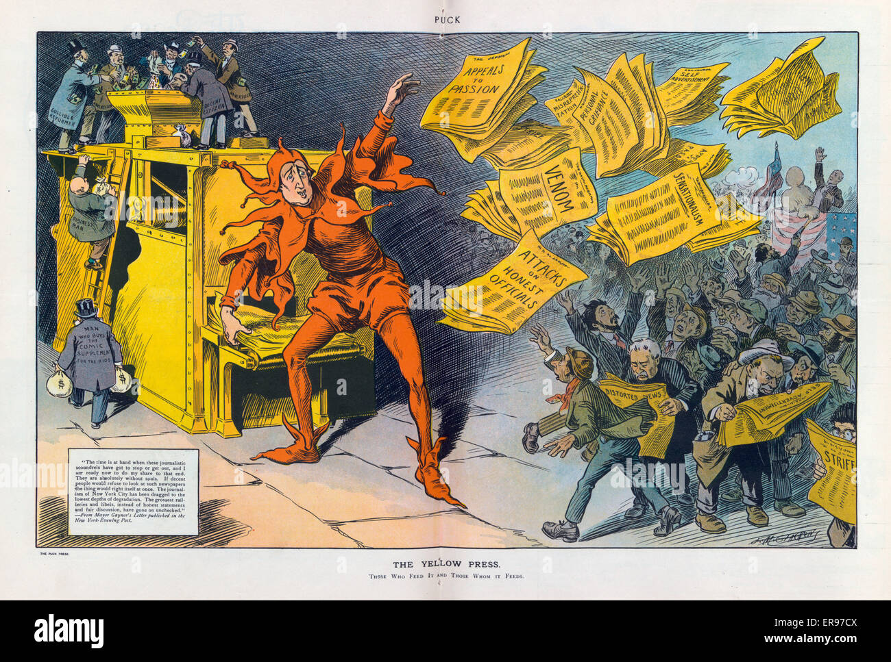 The yellow press Stock Photo - Alamy