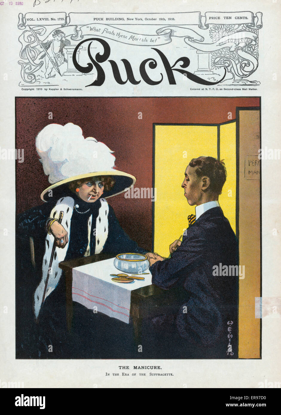 Man getting manicure hi-res stock photography and images - Alamy