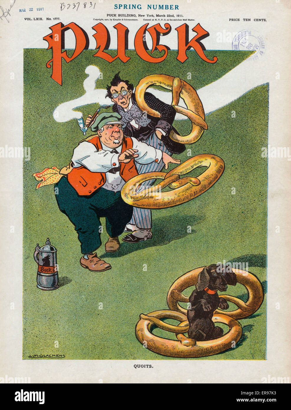 Puck quoits cartoon magazine hi-res stock photography and images - Alamy