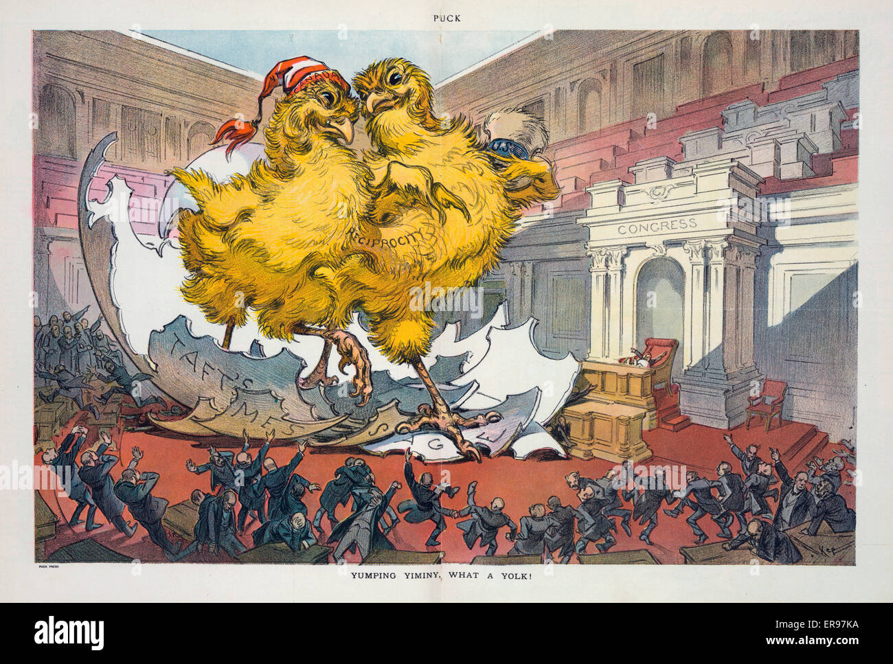 Yuming yiminy, what a yolk! Stock Photo - Alamy