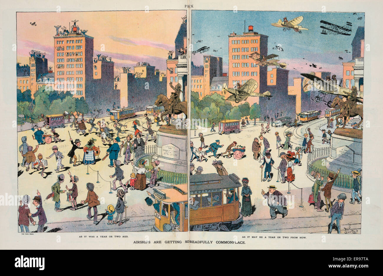 Cartoon airplanes hi-res stock photography and images - Alamy