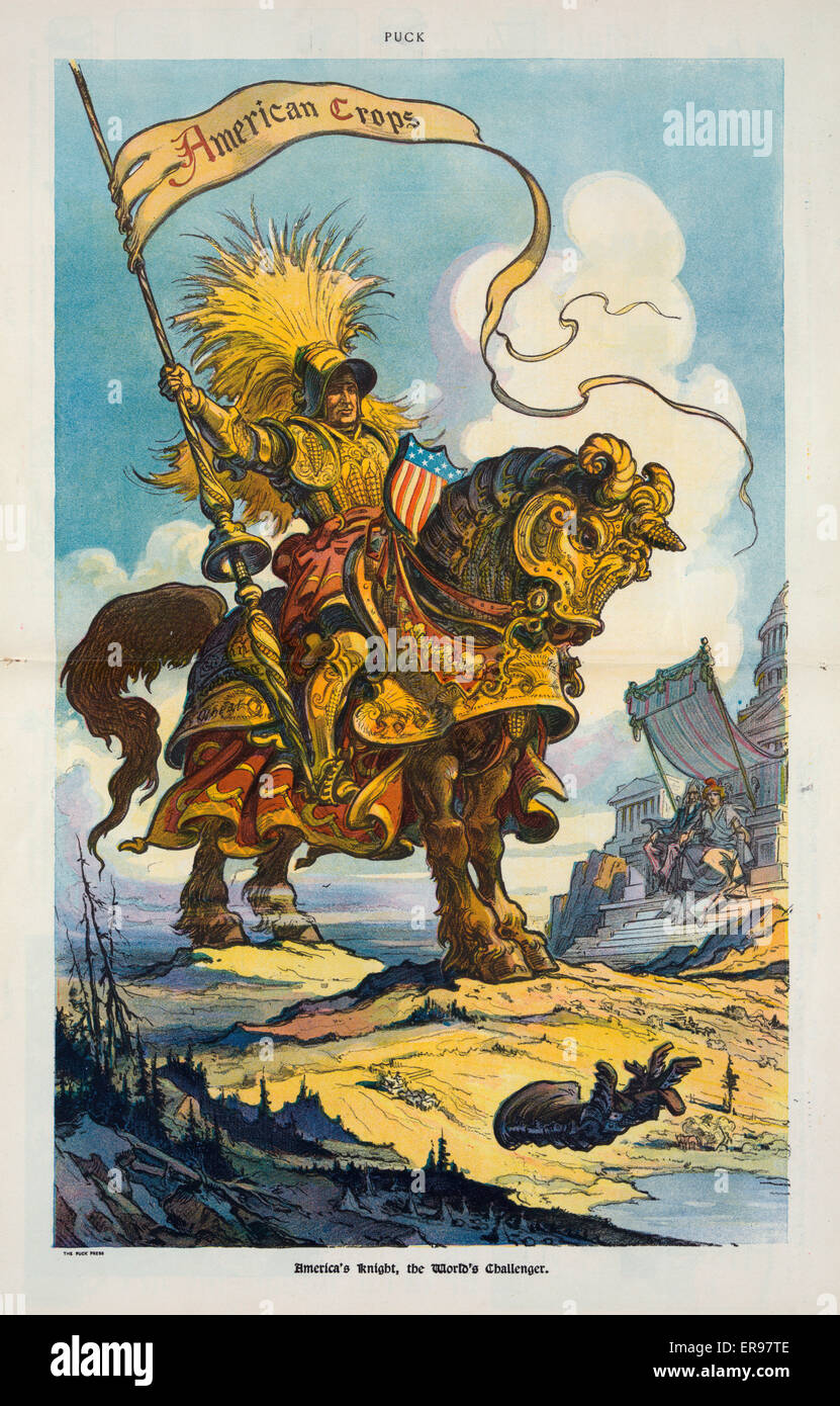 America's knight, the world's challenger Stock Photo - Alamy