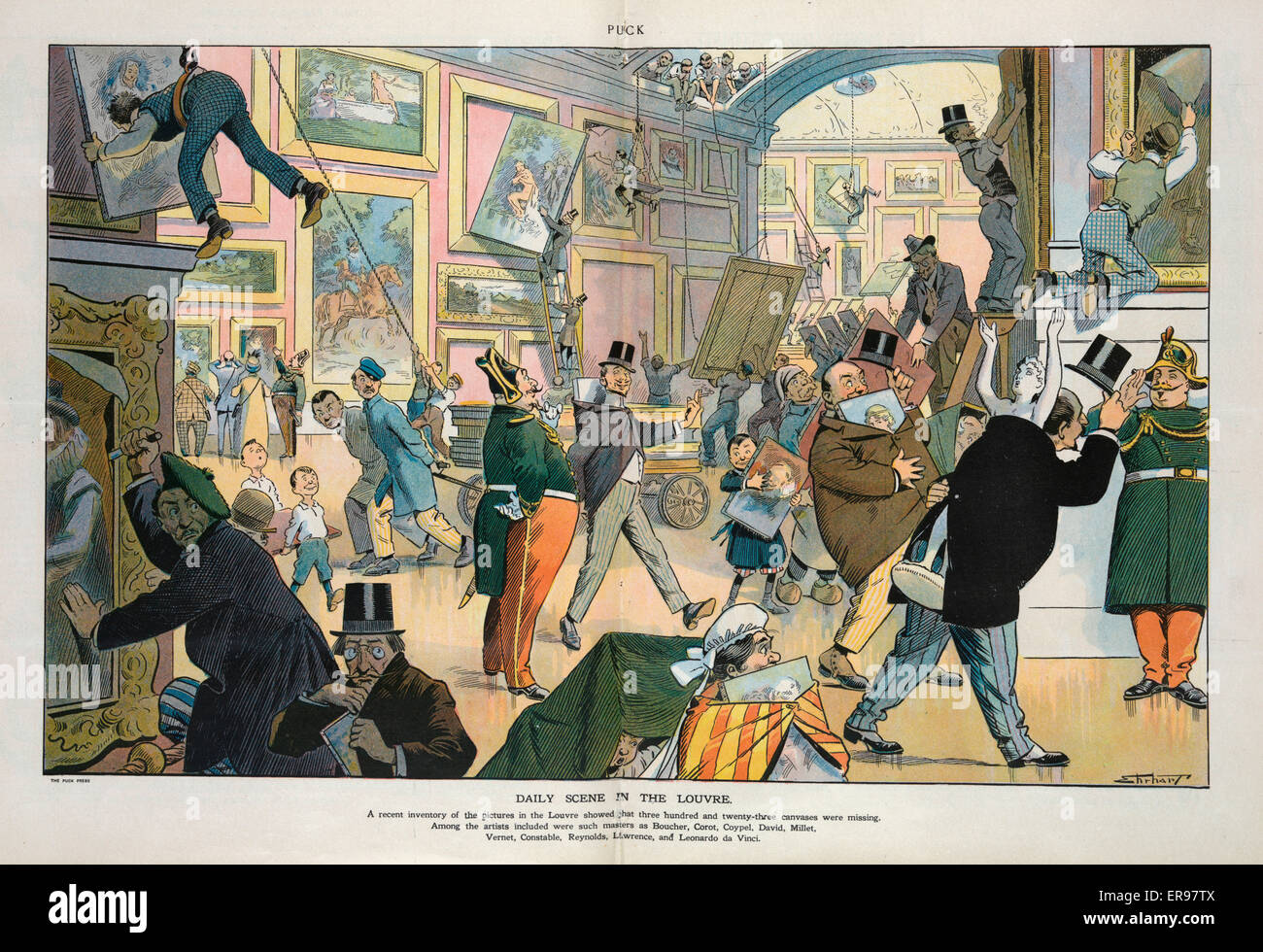 Louvre Cartoon High Resolution Stock Photography and Images - Alamy