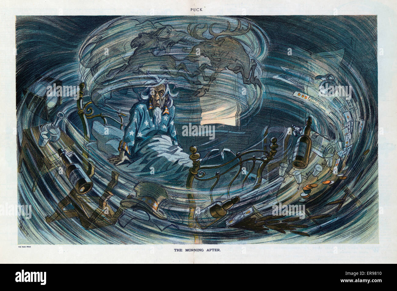 The morning after Stock Photo - Alamy