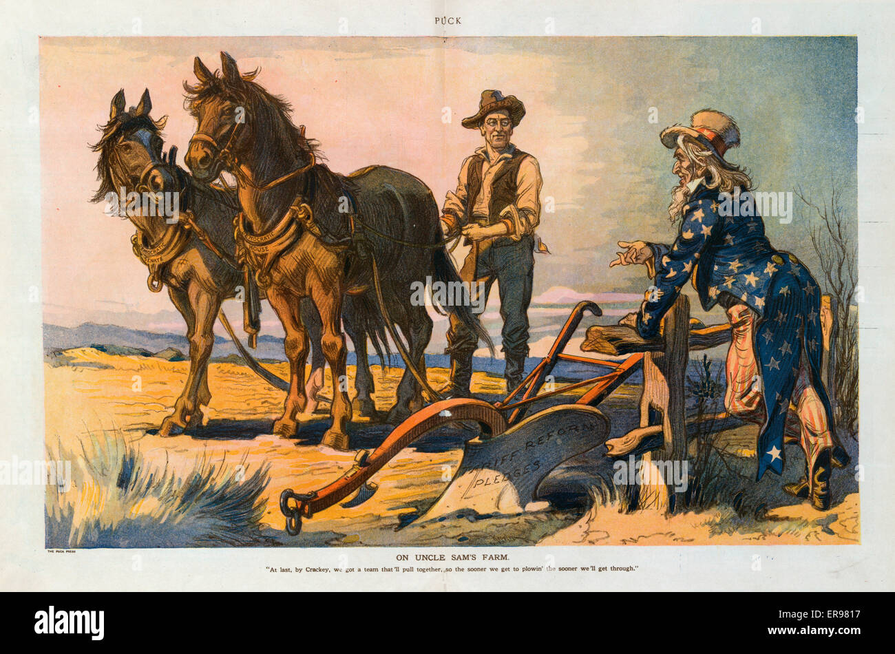 On Uncle Sam's farm Stock Photo - Alamy