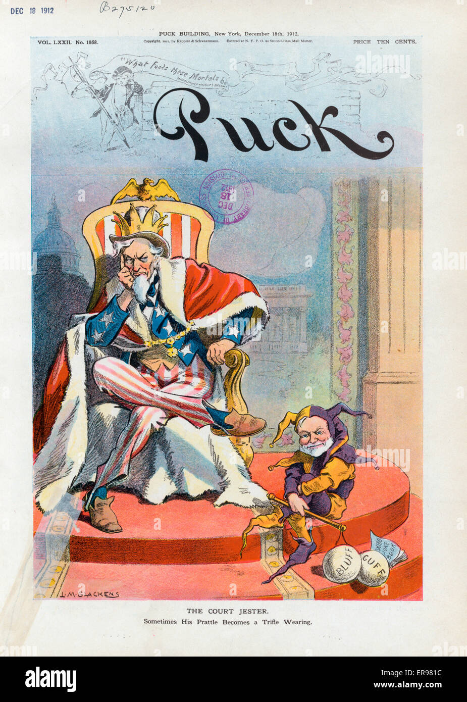 Evil Jester With Crown