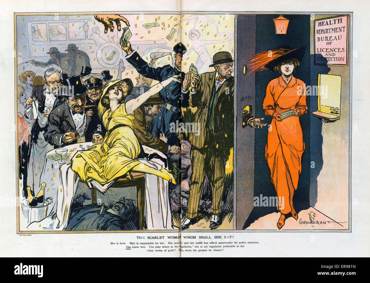 The scarlet woman - whom shall she pay Stock Photo - Alamy