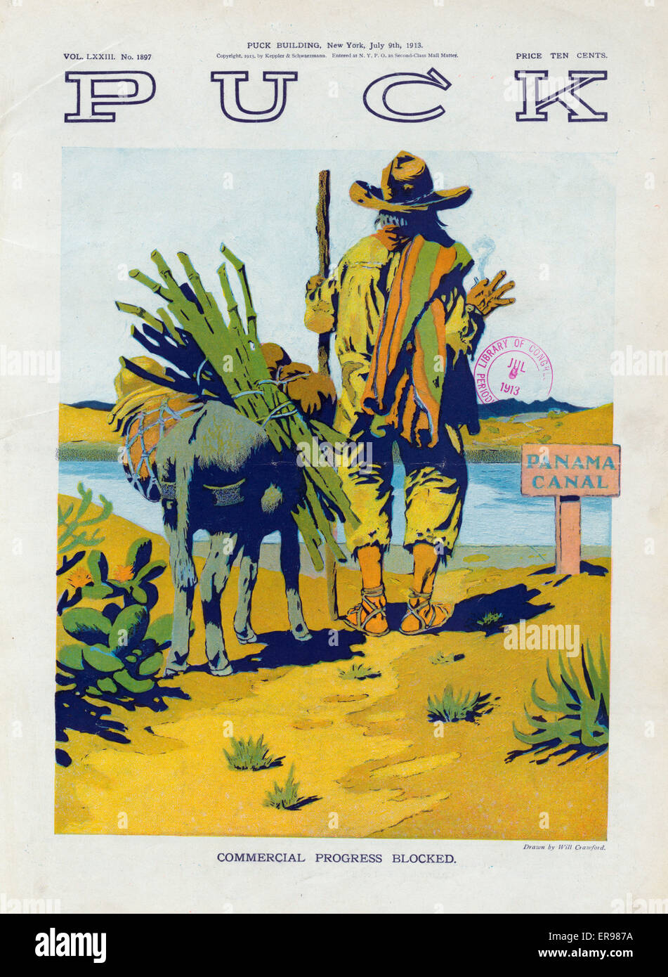 Commercial progress blocked Stock Photo - Alamy