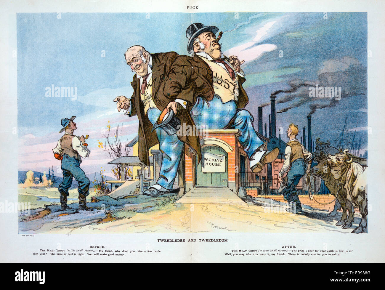 Tweedledee and Tweedledum Stock Photo - Alamy