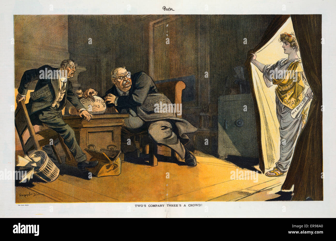 Two's company three's a crowd! Stock Photo - Alamy