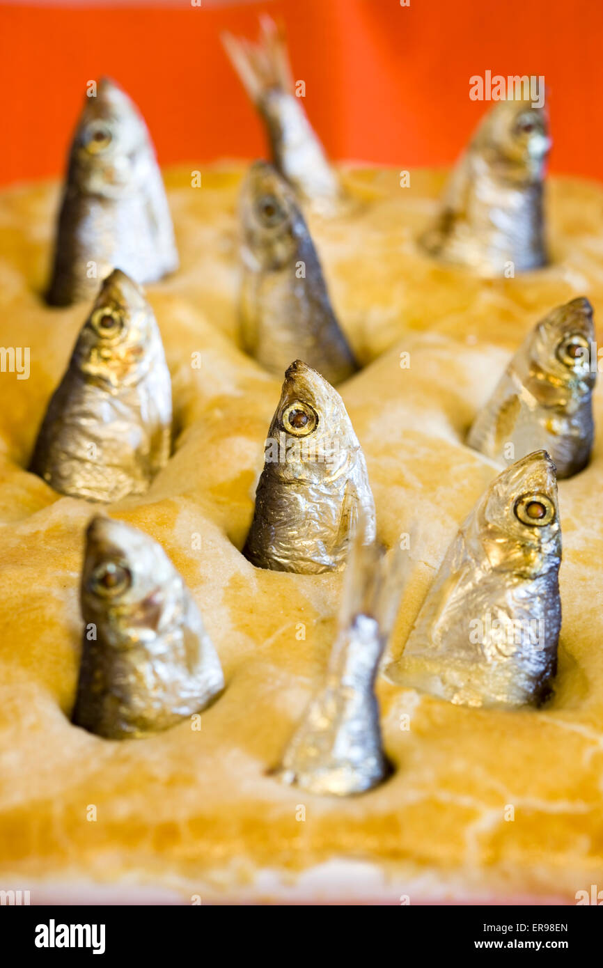 Stargazey or Stargazy Pie Stock Photo - Alamy