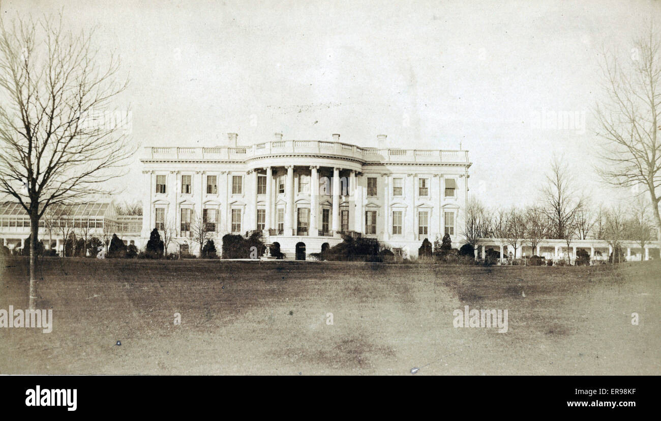 White House (South front, or rear Stock Photo - Alamy