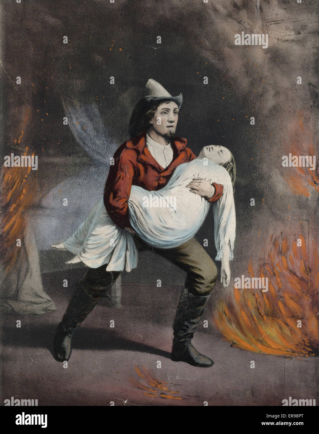 The American fireman: prompt to the rescue Stock Photo - Alamy