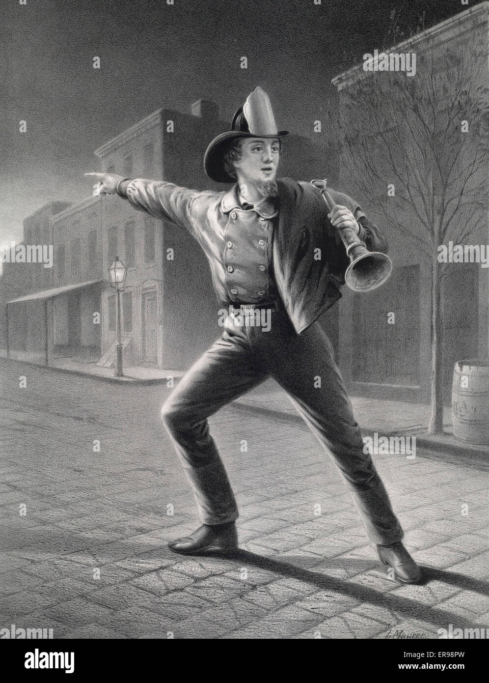 The American fireman: rushing to the conflict Stock Photo - Alamy