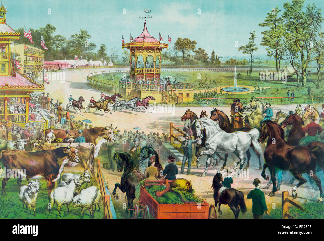 At the fair grounds Stock Photo - Alamy