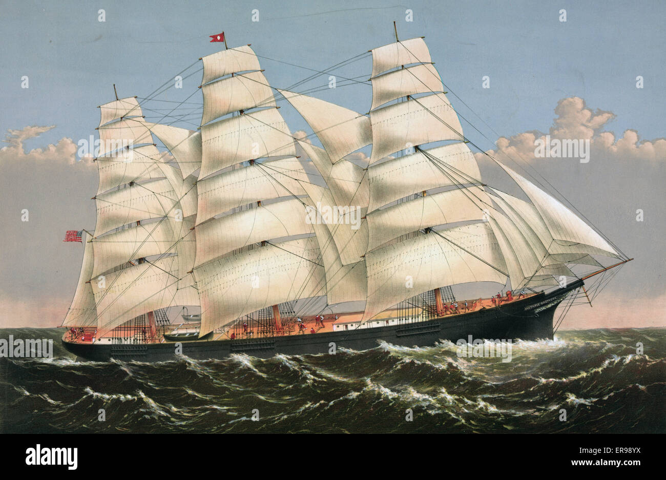 Clipper ships hi-res stock photography and images - Alamy