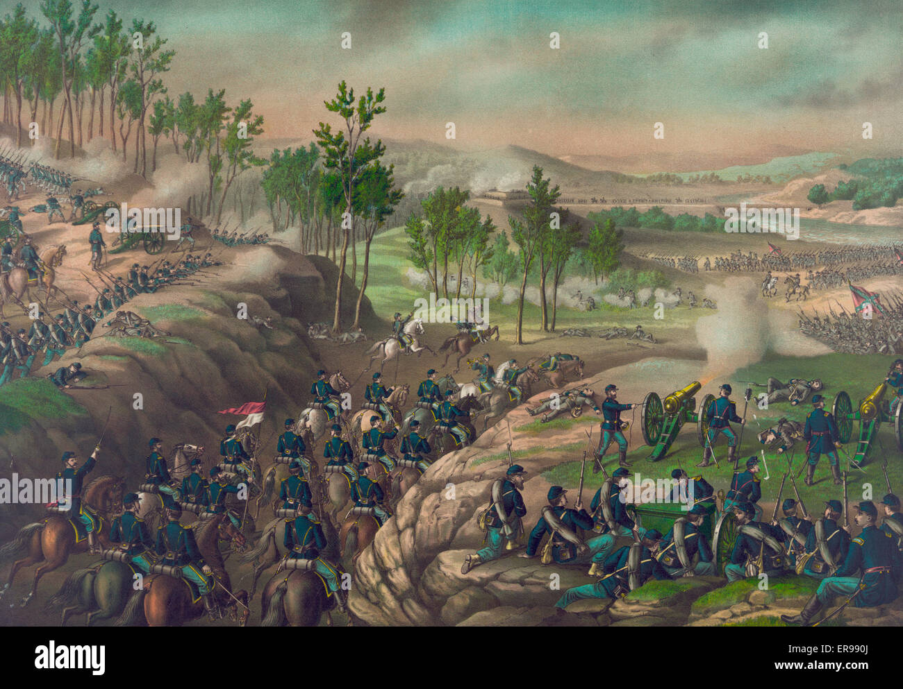 Battle of Resaca--May 13 to 16, 1864 Stock Photo - Alamy