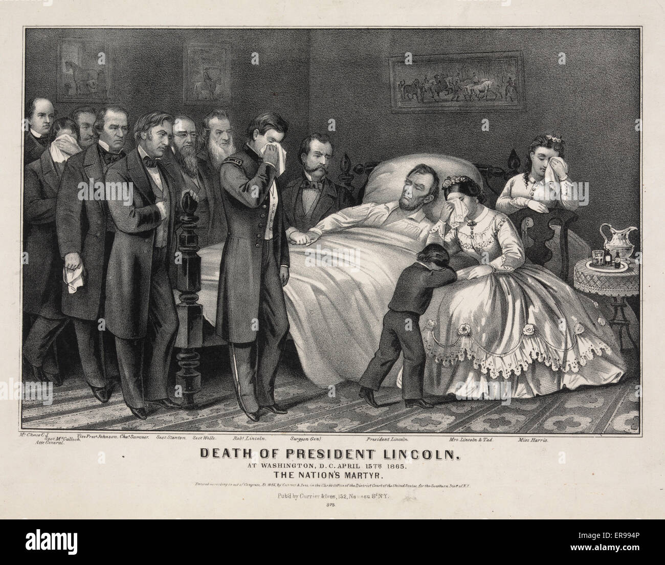 President abraham lincoln death hi-res stock photography and images - Alamy