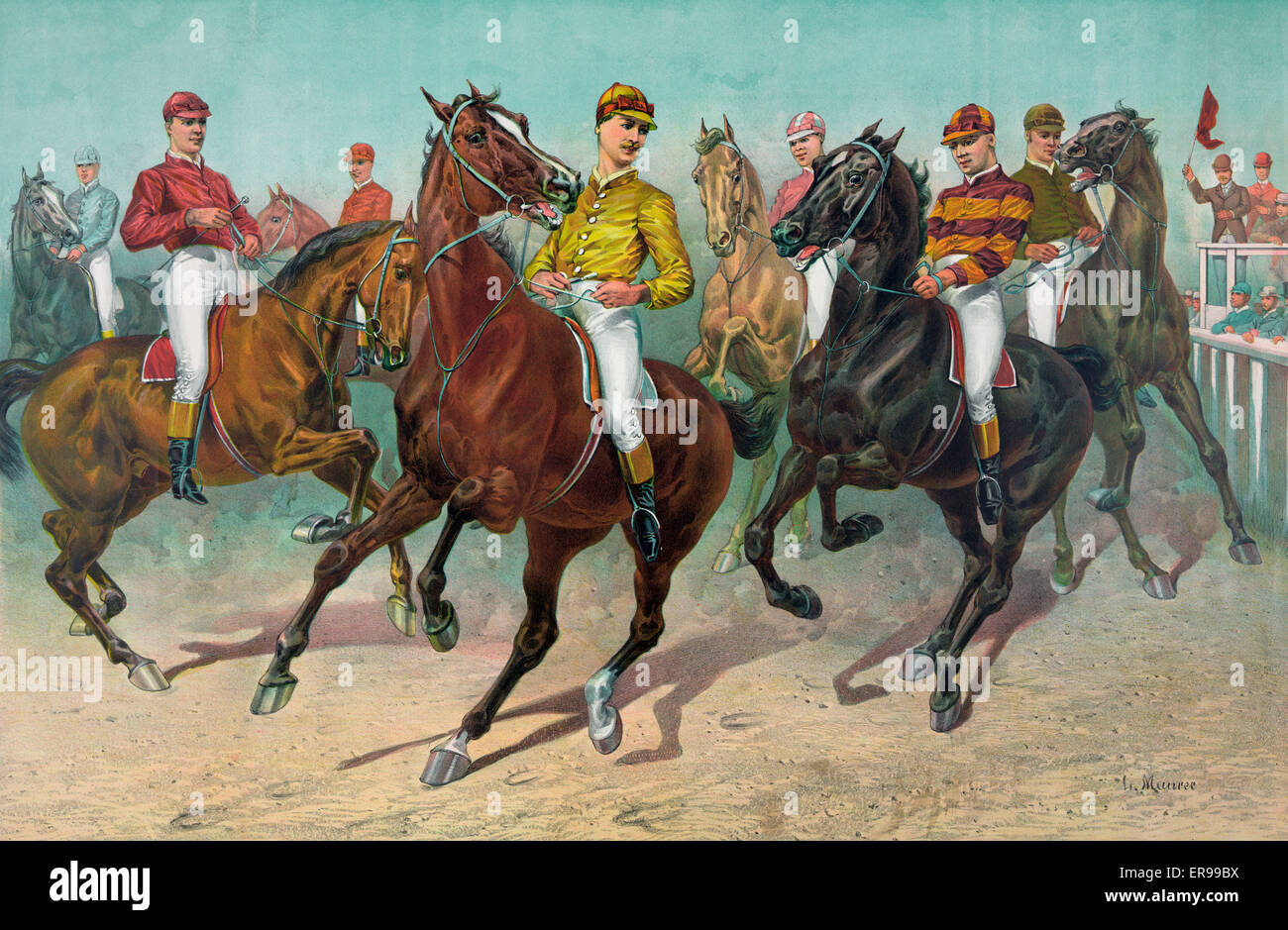 Horse racing horses hi-res stock photography and images - Alamy