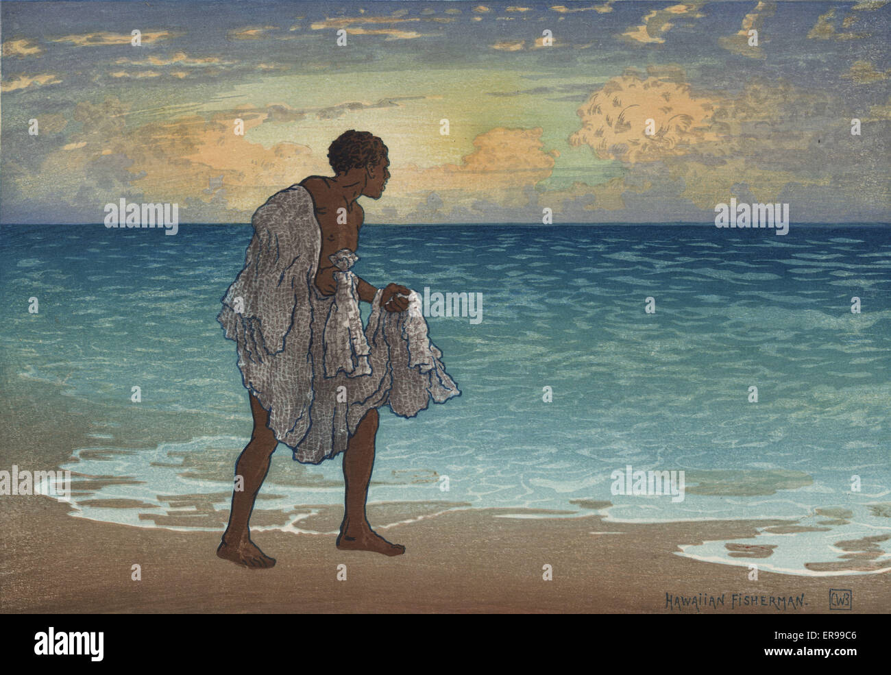 Hawaiian fisherman hi-res stock photography and images - Alamy