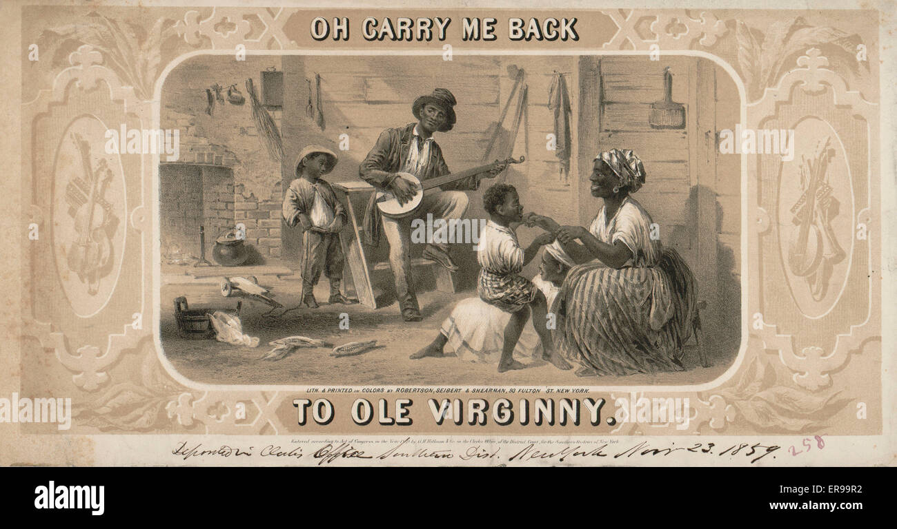 Oh carry me back to ole virginny hi-res stock photography and images ...